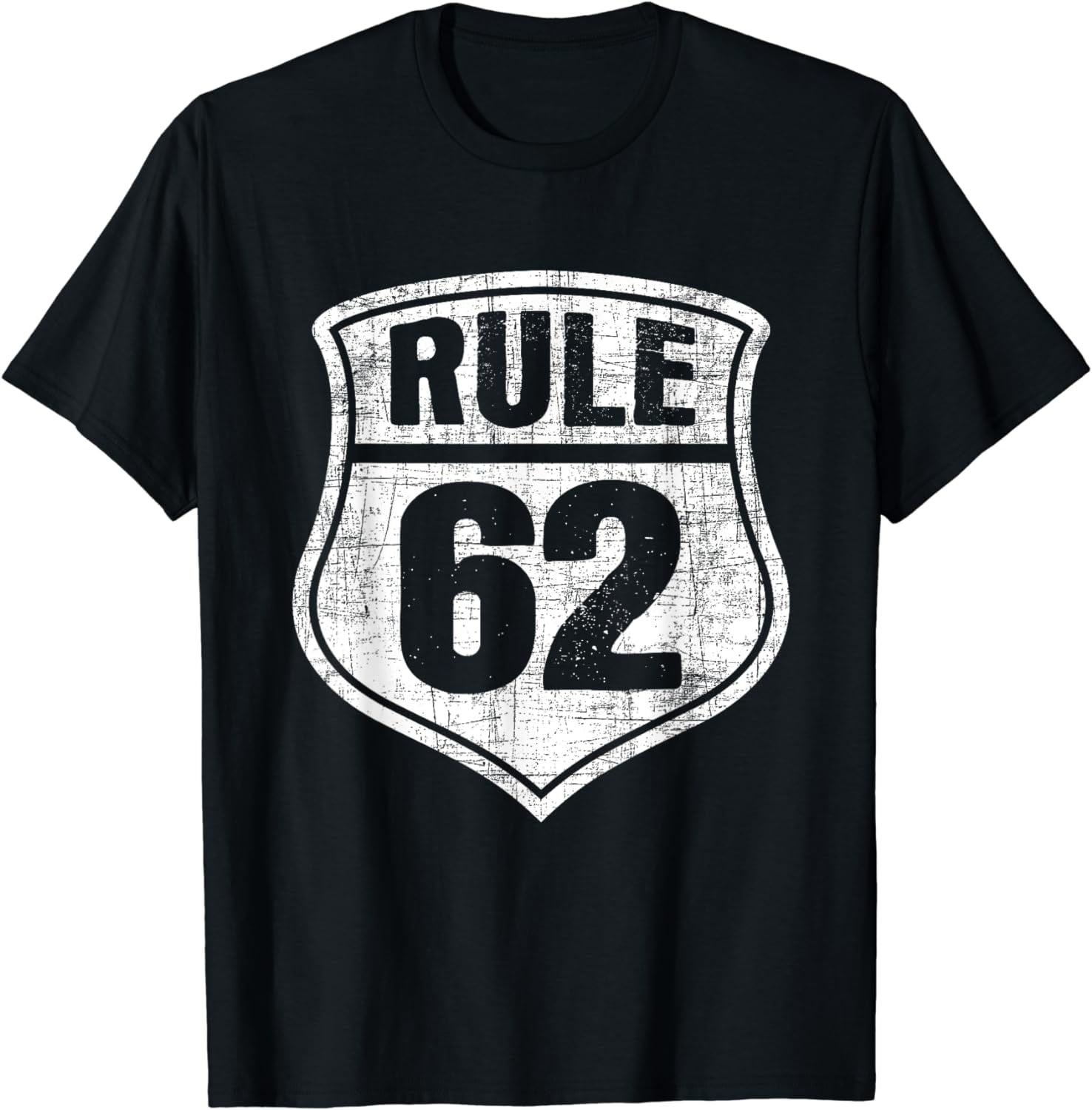 Rule 62 - Sobriety Anniversary Recovery Sober AA NA T-Shirt - Walmart.com
