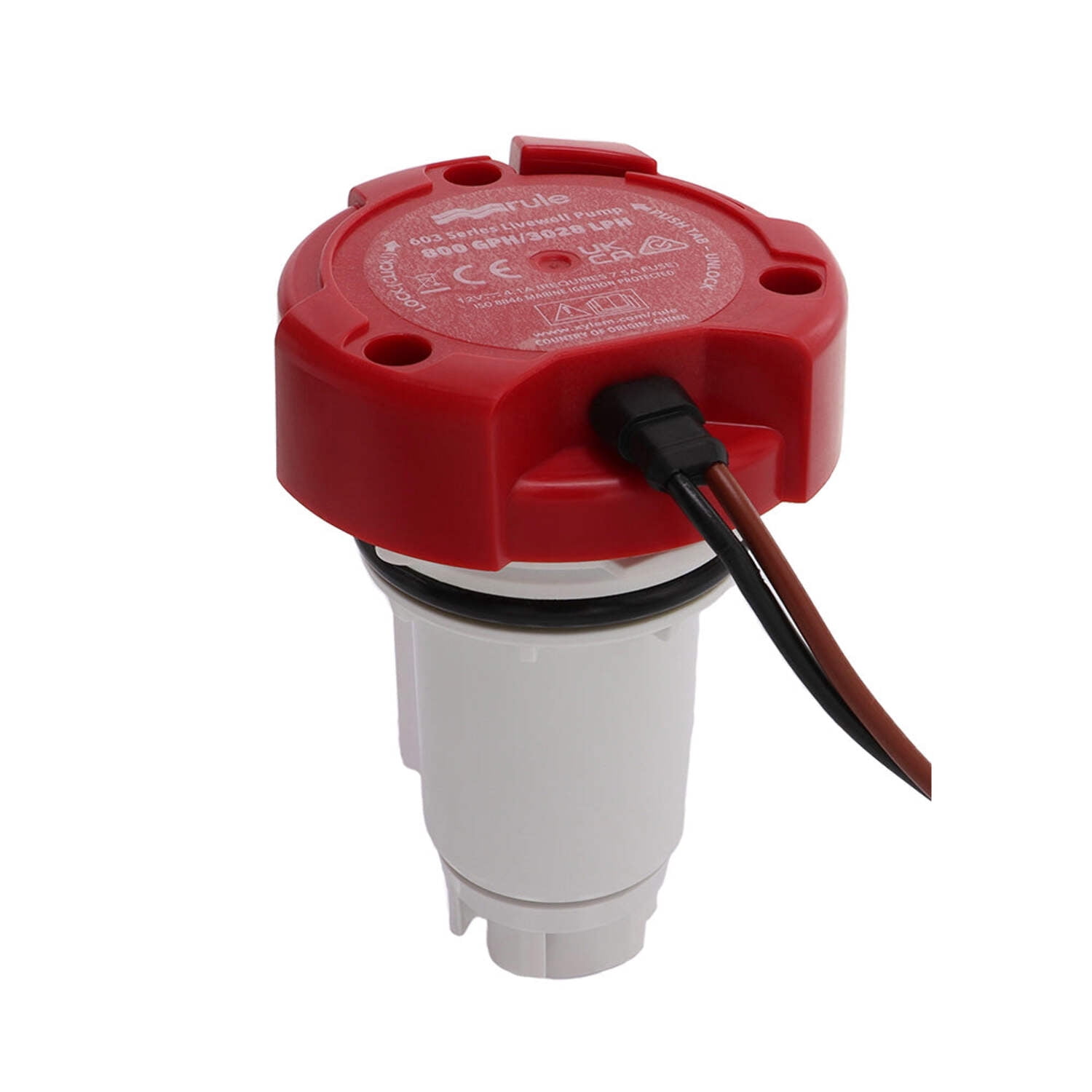 Rule 800 GPH Livewell Pump Replacement Motor Cartridge [66DR] - Walmart.com