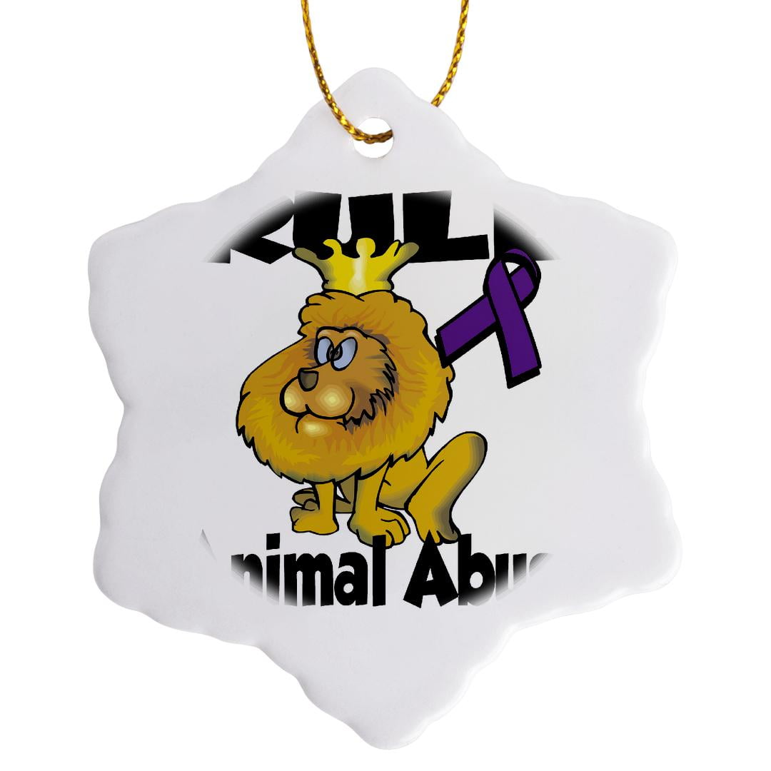3drose, Rule Animal Abuse Awareness Ribbon Cause Design, 3 inch ...