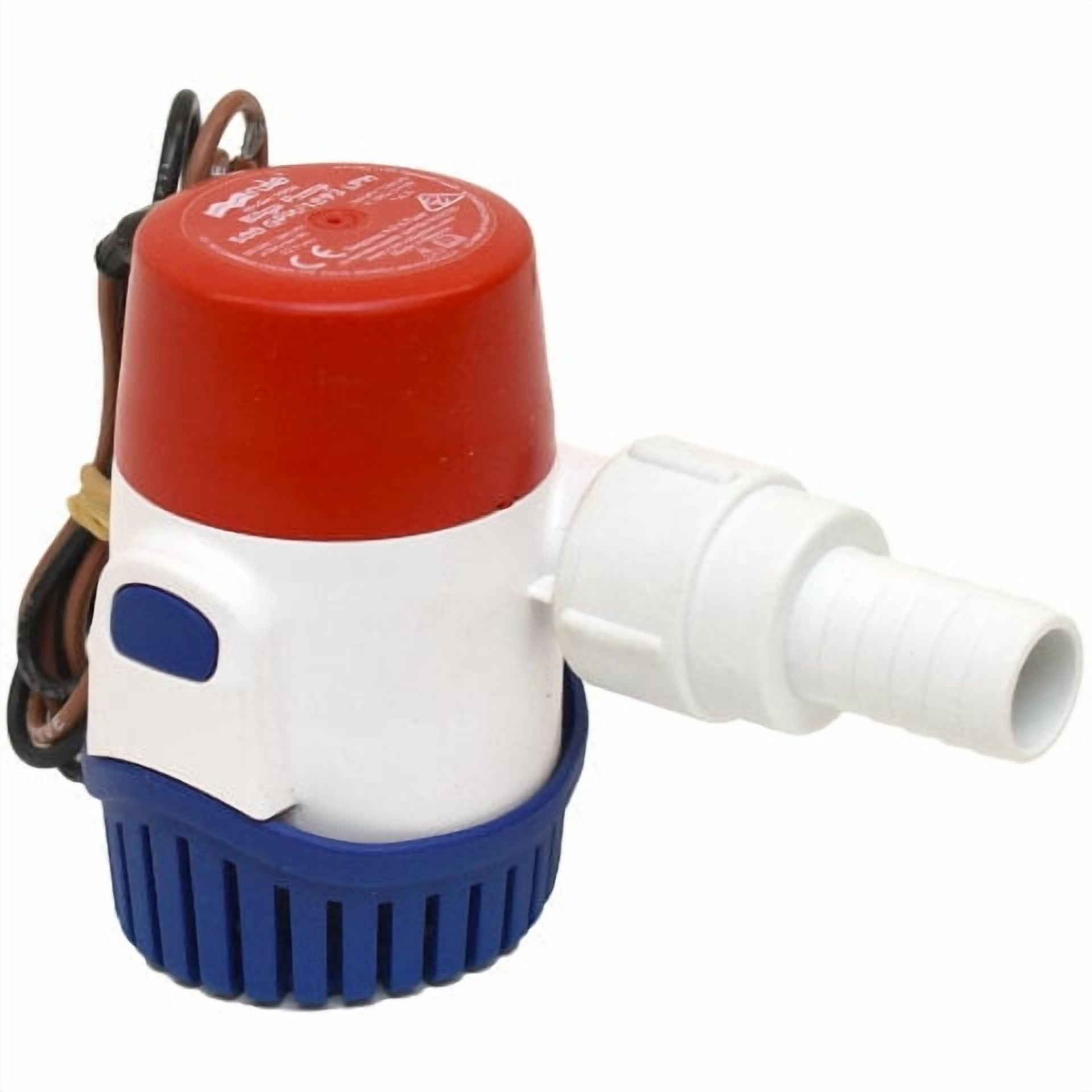 Rule Boat Submersible Bilge Pump 25DA | 500 GPH 12V 1.6A Glastron ...