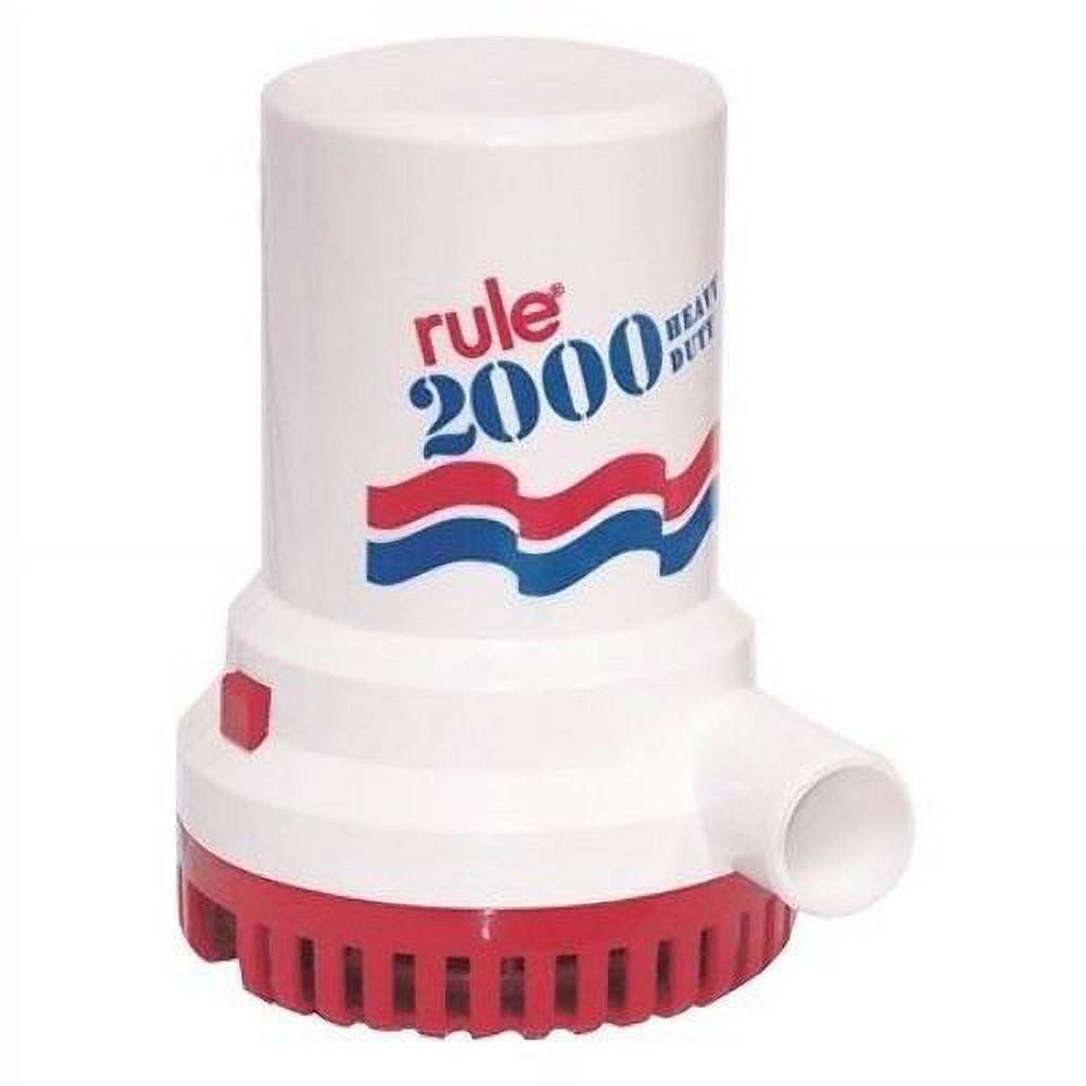 Rule Non-Automatic Bilge Pumps 2000 GPH 12 Volt Submersible 10-6UL ...