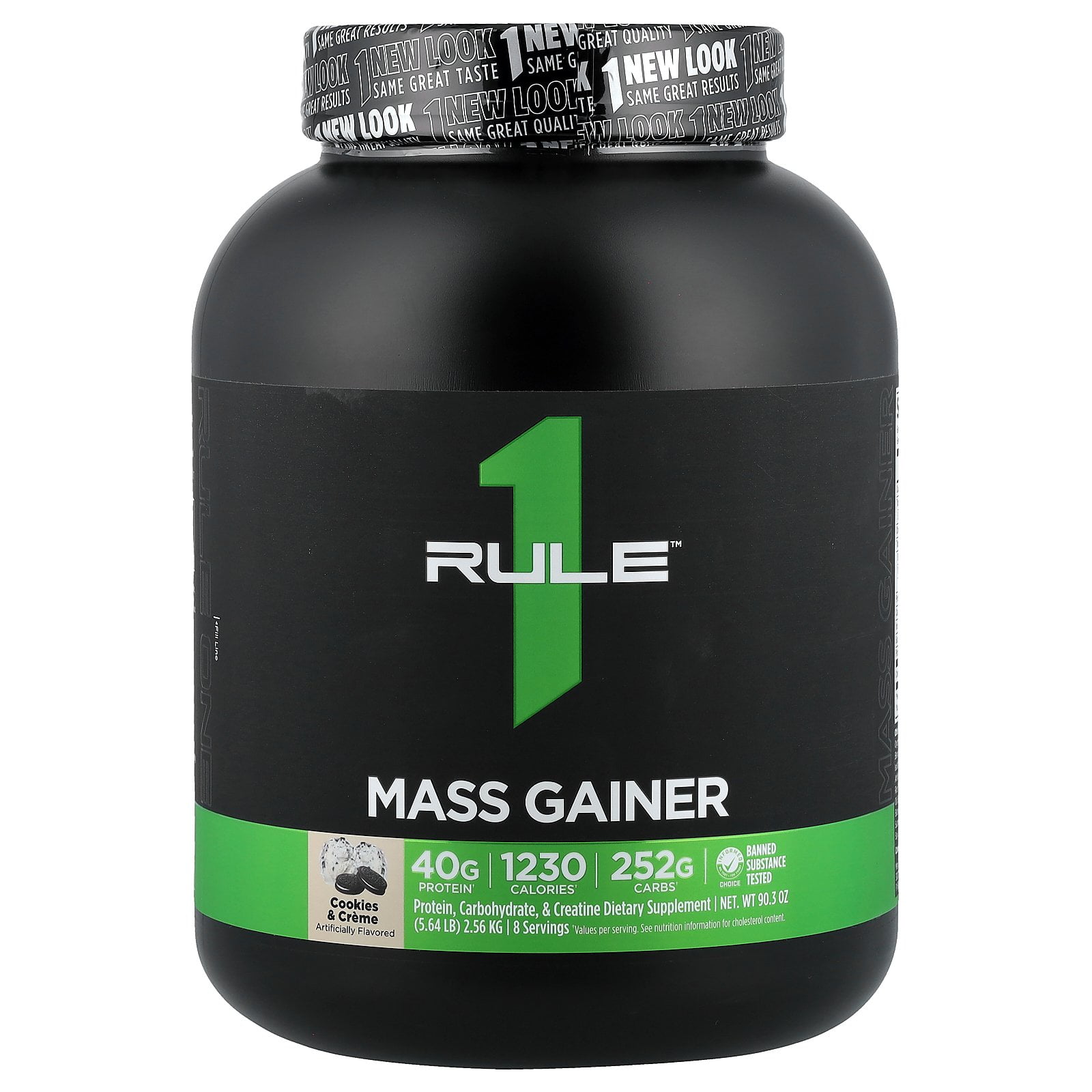 Rule One Proteins Mass Gainer, Cookies & Creme, 5.64 lb (2.56 kg ...