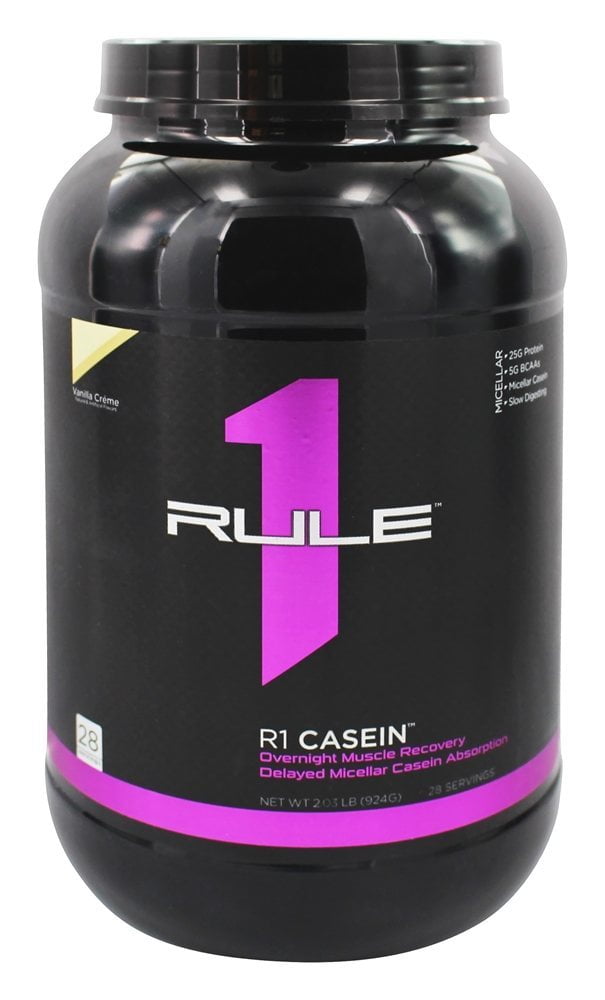 Rule One Proteins - R1 Casein 28 Servings Vanilla Creme - 2.03 lbs ...