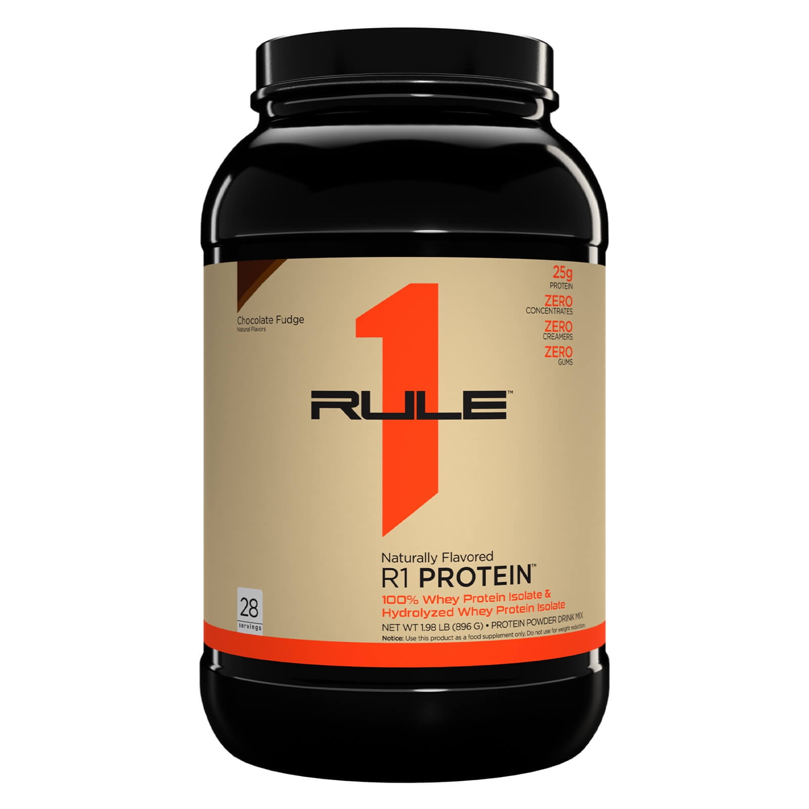Rule One Proteins R1 Protein Powder Drink Mix, Dark Chocolate, 1.72 lb ...