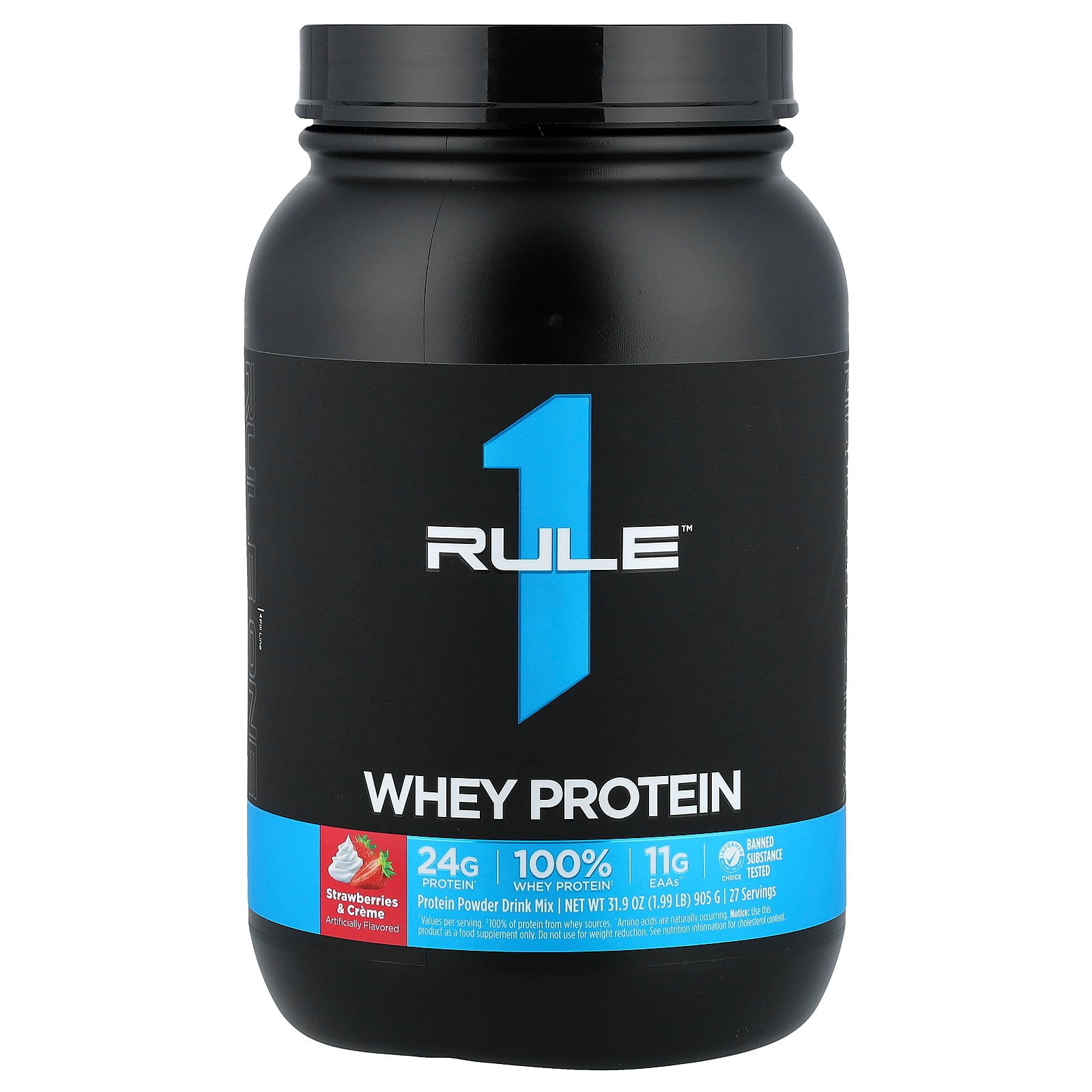 Rule One Proteins Whey Blend, Protein Powder Drink Mix, Strawberries ...