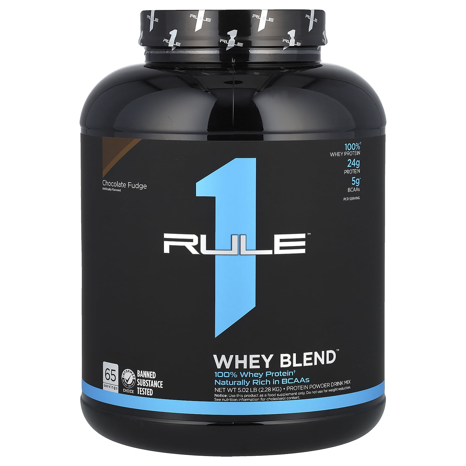 Rule One Proteins Whey Blend, Protein Powder Mix, Chocolate Fudge, 5.02 ...