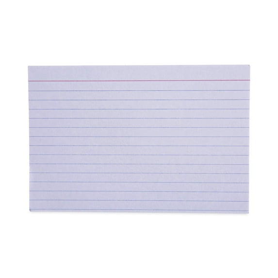 Walmart Ruled Index Cards, 3x5, White, 100/Pack, Acid-Free, Two-Point ...