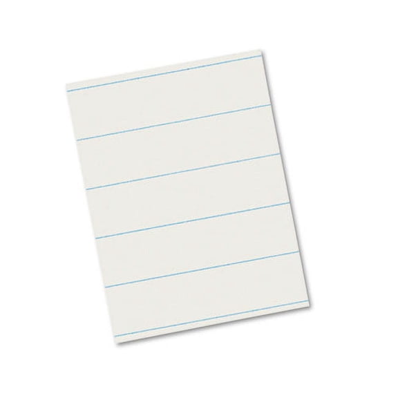 Composition Paper, 8.5 X 11, Wide/legal Rule, 500/pack | Bundle of 5 ...
