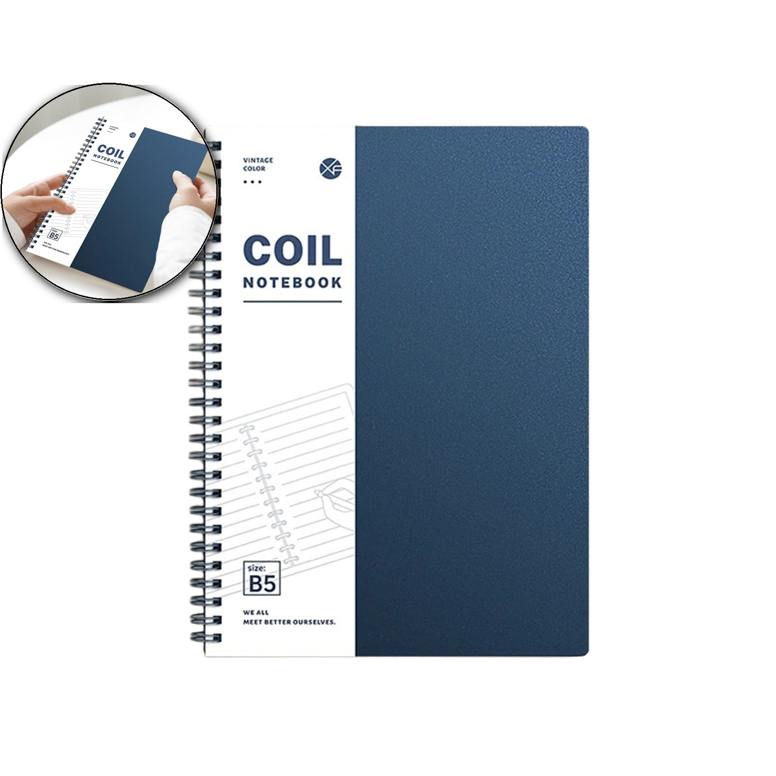 Ruled Notebook, Soft Cover Spiral Notebook, Memo Notepad Sketchbook ...