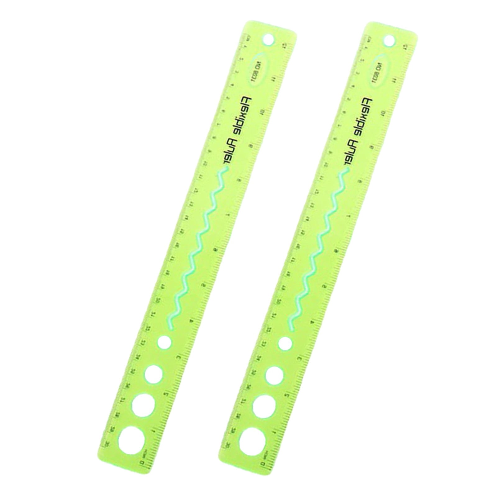 Ruler 2Pc Green Clearance! Kaireo for study Soft Bendable Ruler ...