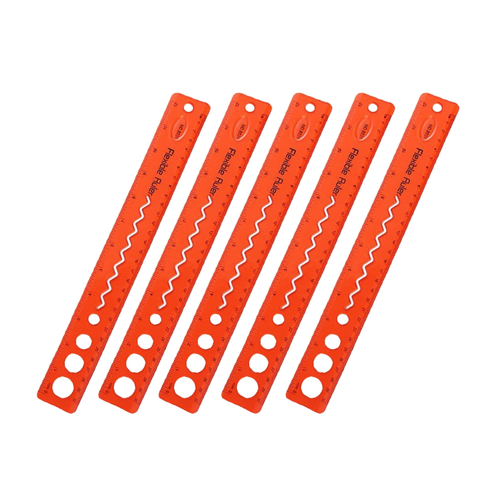 Ruler 5Pc Clearance! Kaireo for study Soft Bendable Ruler Flexible ...