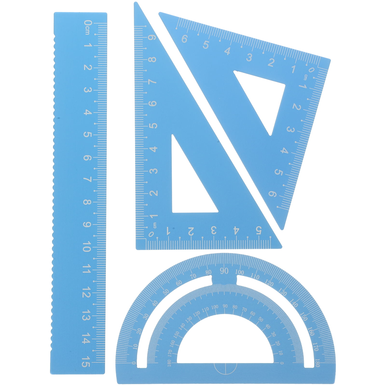 COSMOBETTY School Stationery Math Ruler Metal 1 Set 9.50X5.80X0.20CM ...