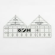 WQJNWEQ Sales Flying Geese Trim Cutting Ruler Triangular Quilted ...