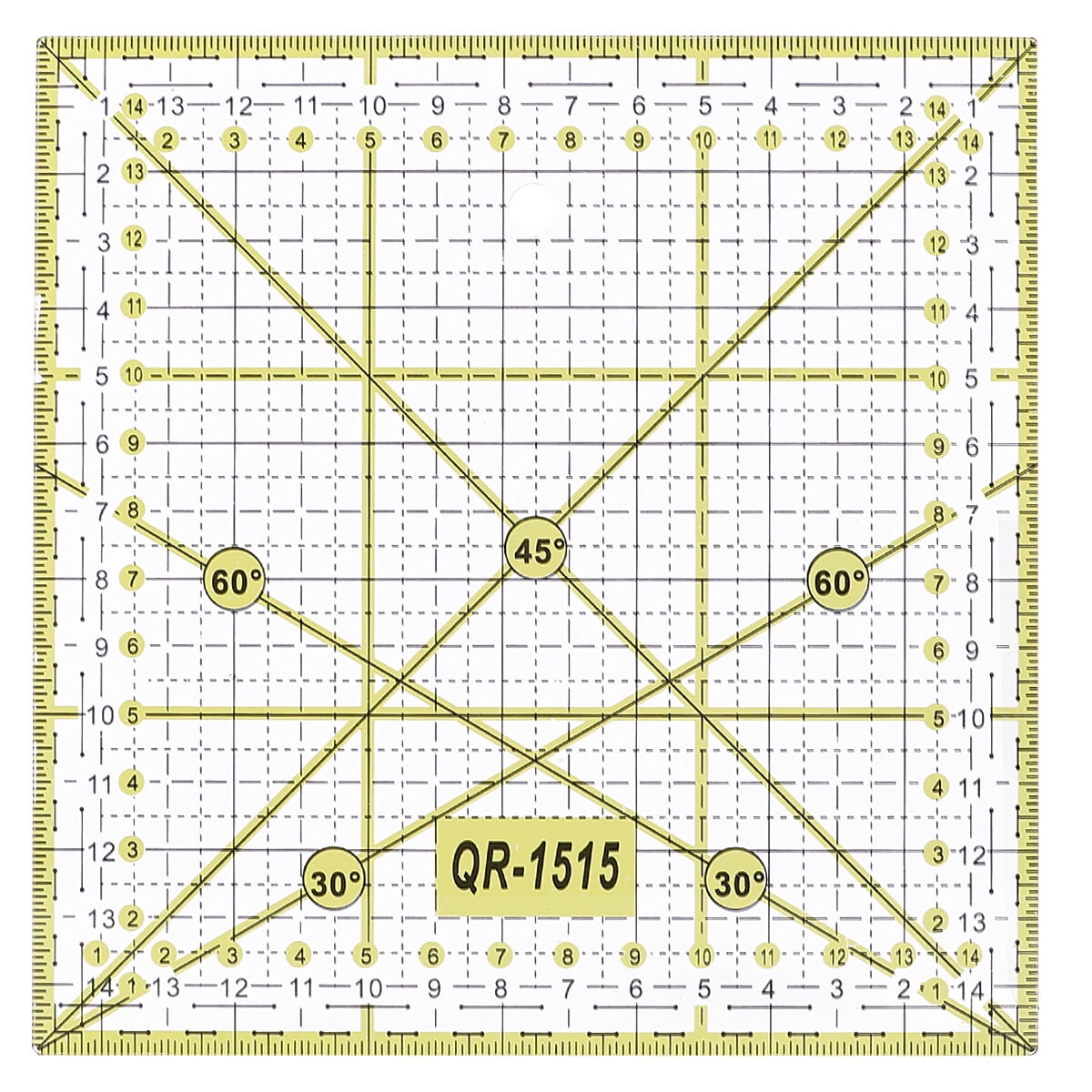 Ruler Patchwork Grid Line Templates Measuring Tool Color Orange Clear ...