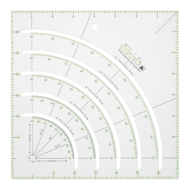 Walmart Acrylic Quilting Ruler, Sewing Fabric Square Patchwork ...