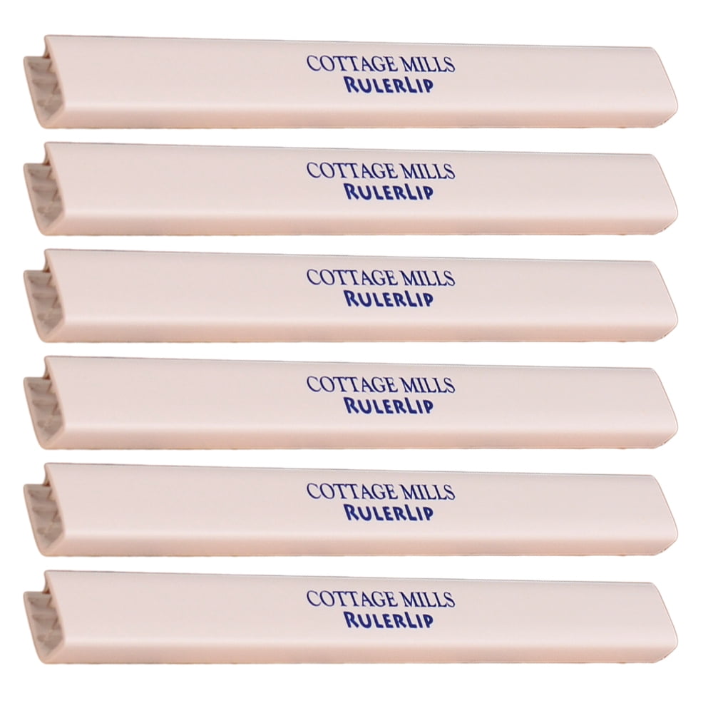 RulerLip 6 Inch - Stabilize Your Ruler - Turns Ruler Into a T-Square ...