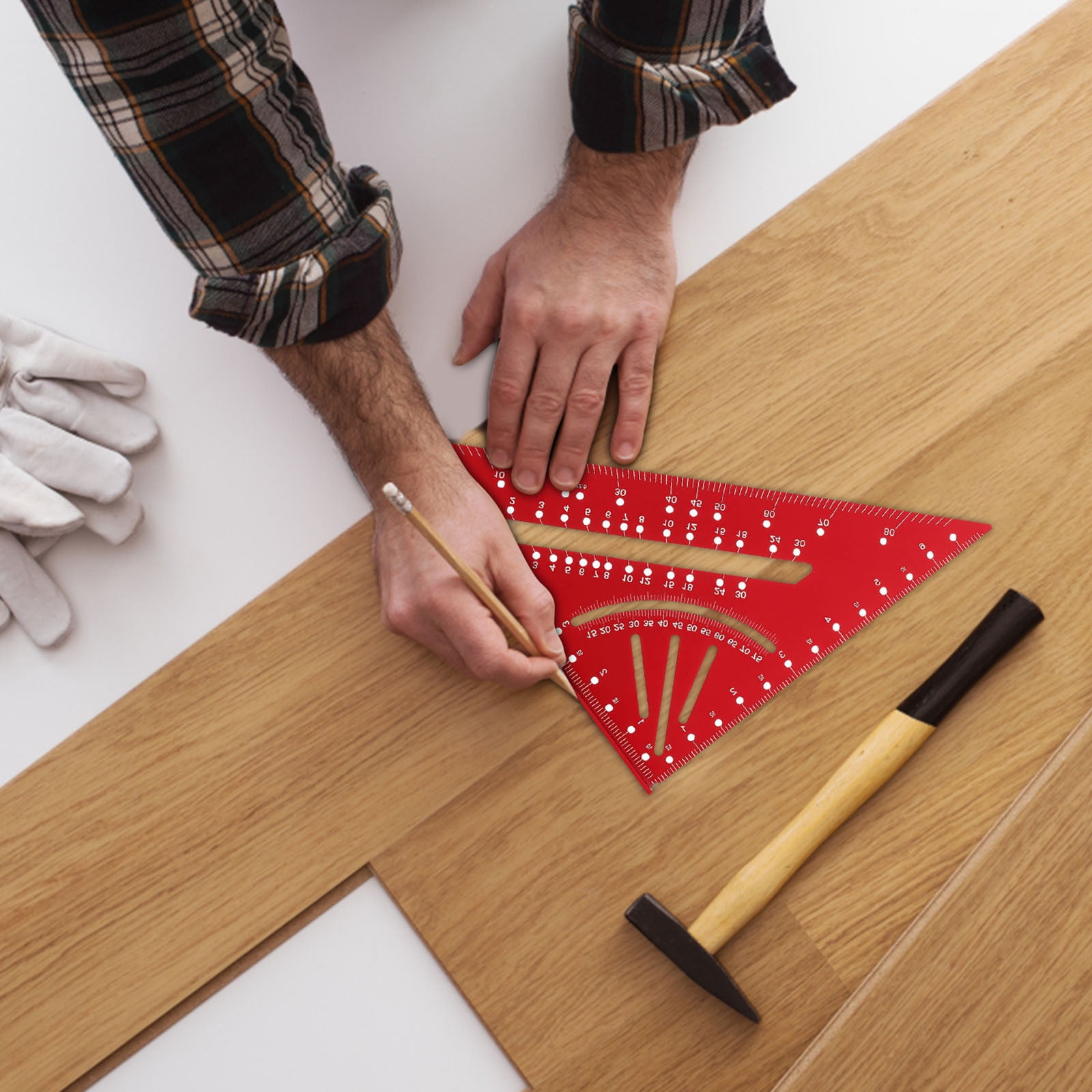 Rulers Bulk 6 In 1 Carpenter Square 7 Inch Purpose Carpenter Tools ...