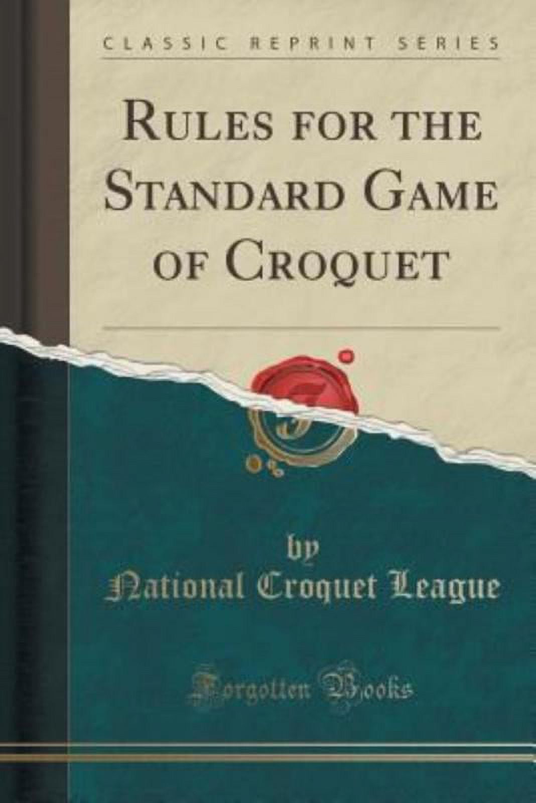 Rules Game Croquet