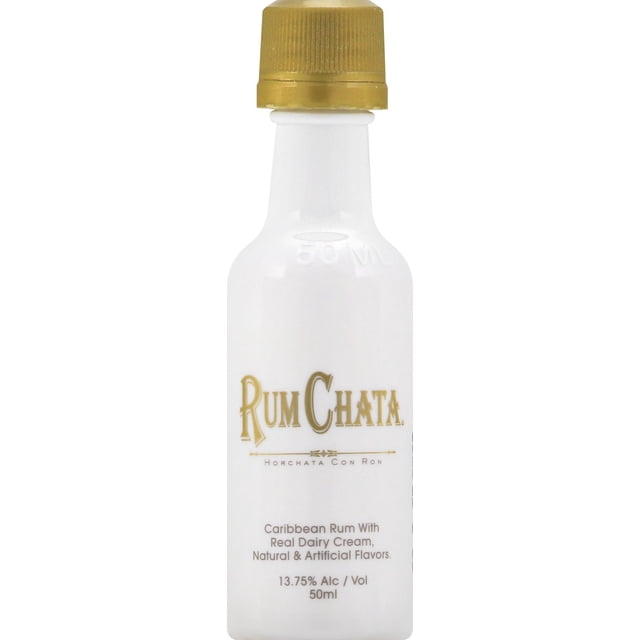 RumChata Original, Made With Premium Caribbean Rum, 50ml Plastic Bottle ...