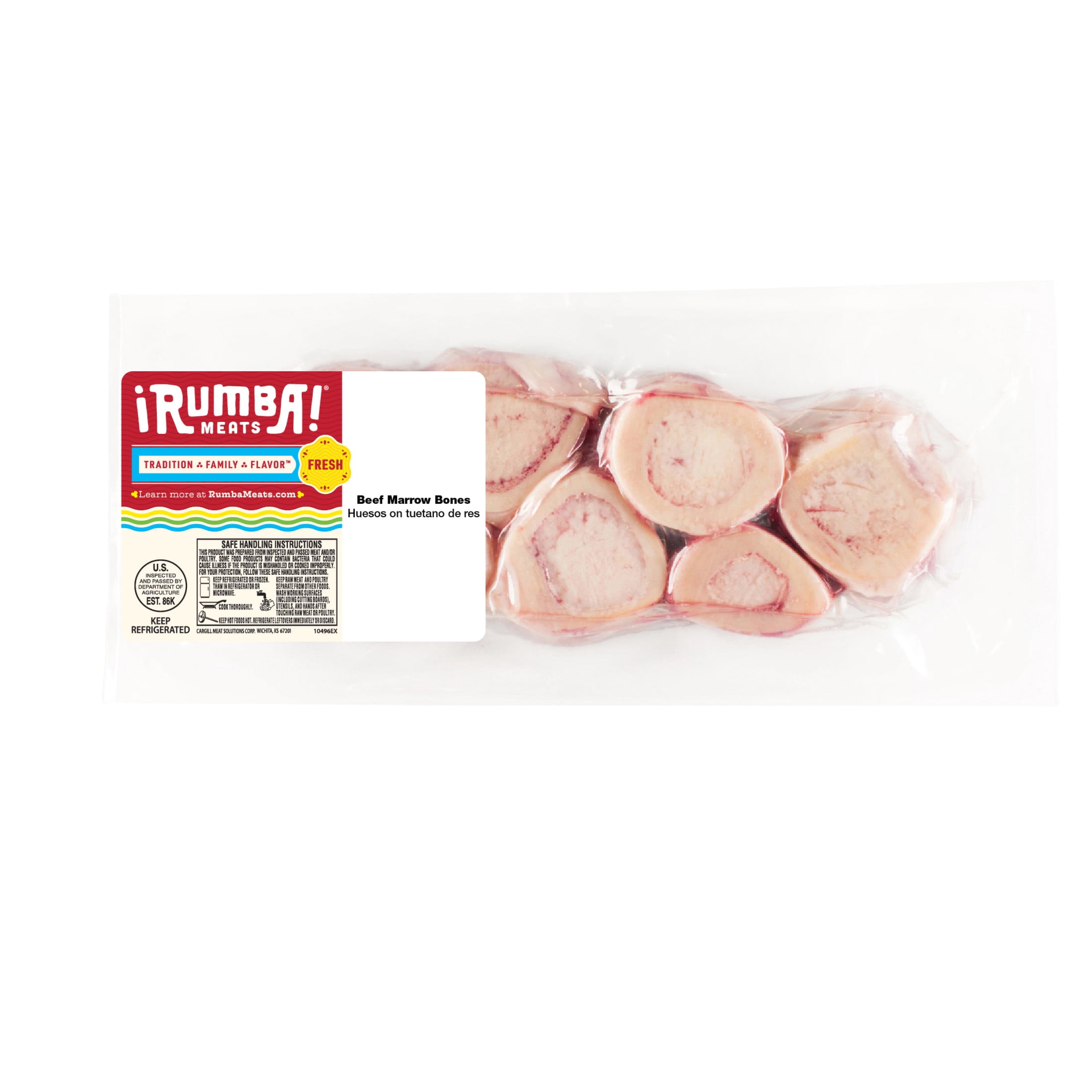 Rumba Meats® Beef Marrow Bones (Hueso Con Tuetano De Res), Fresh, 0.91 ...
