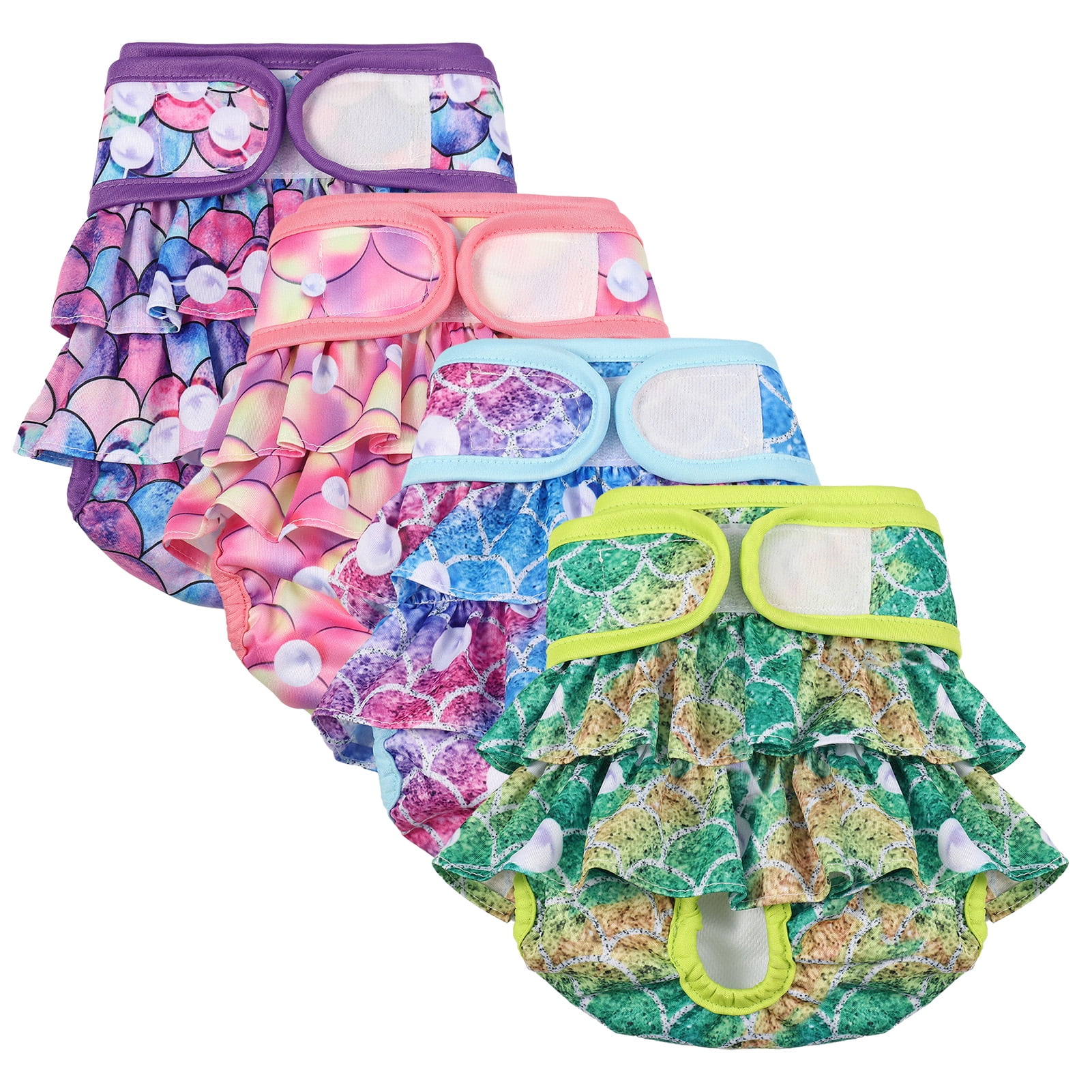 Hengguang Dog Diaper Female, Washable, Adjustable, Reusable for Heat ...