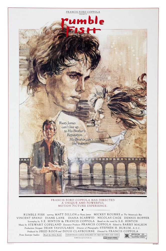 Rumble Fish Movie Poster matt dillon (61cm x 91cm) 16"x24" Poster ...