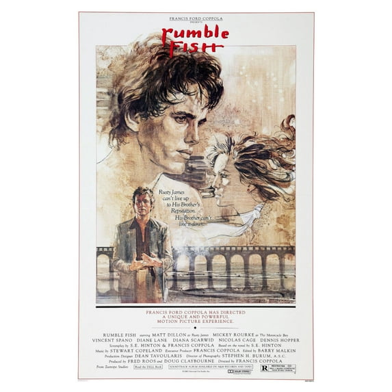 Rumble Fish Movie Poster matt dillon (61cm x 91cm) 16"x24" Poster ...