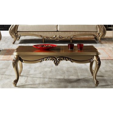 Meridian Furniture Priya Solid Chrome Aluminum Coffee Table - Walmart.com