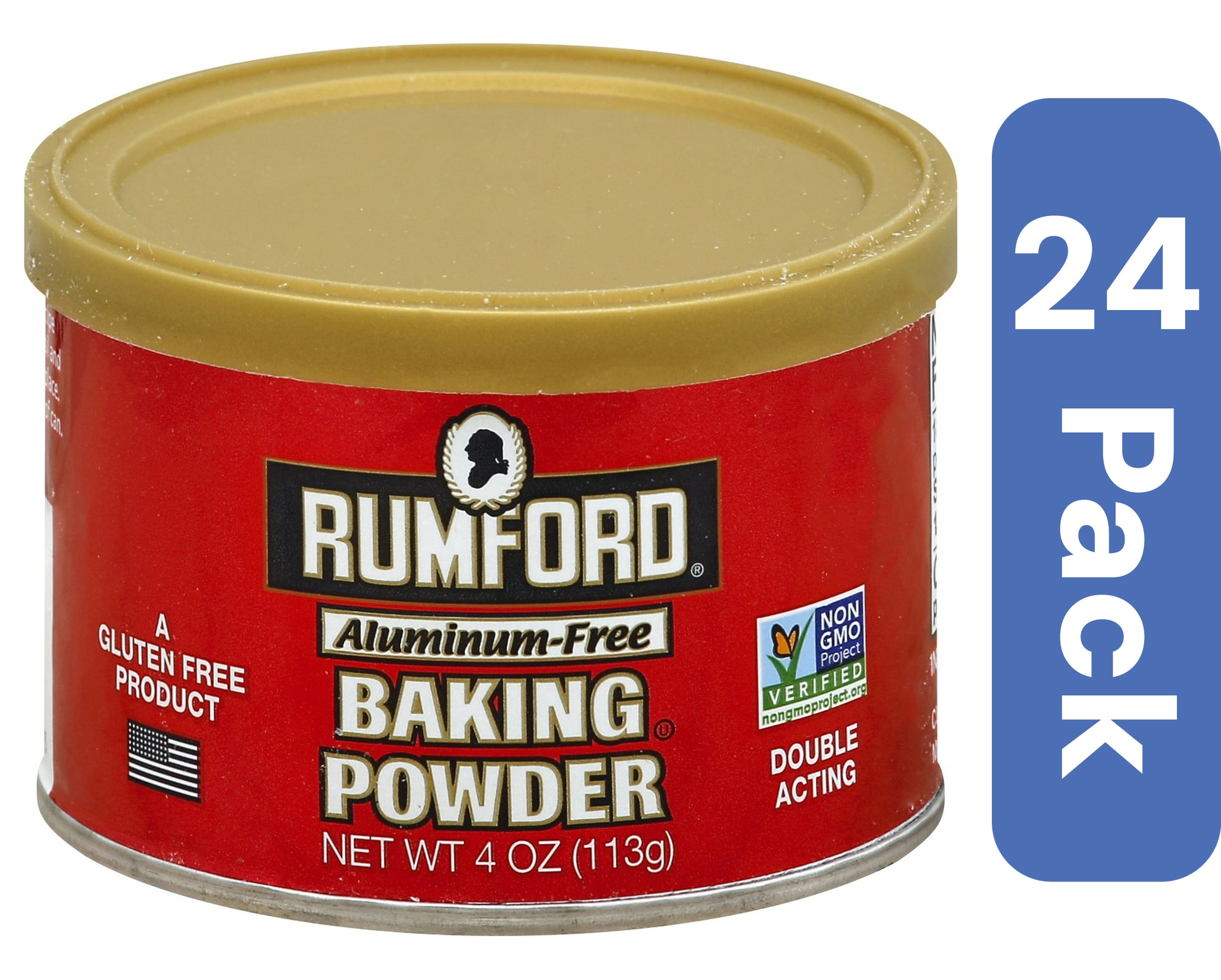 Rumford Baking Powder 4 oz (Pack Of 24) - Walmart.com