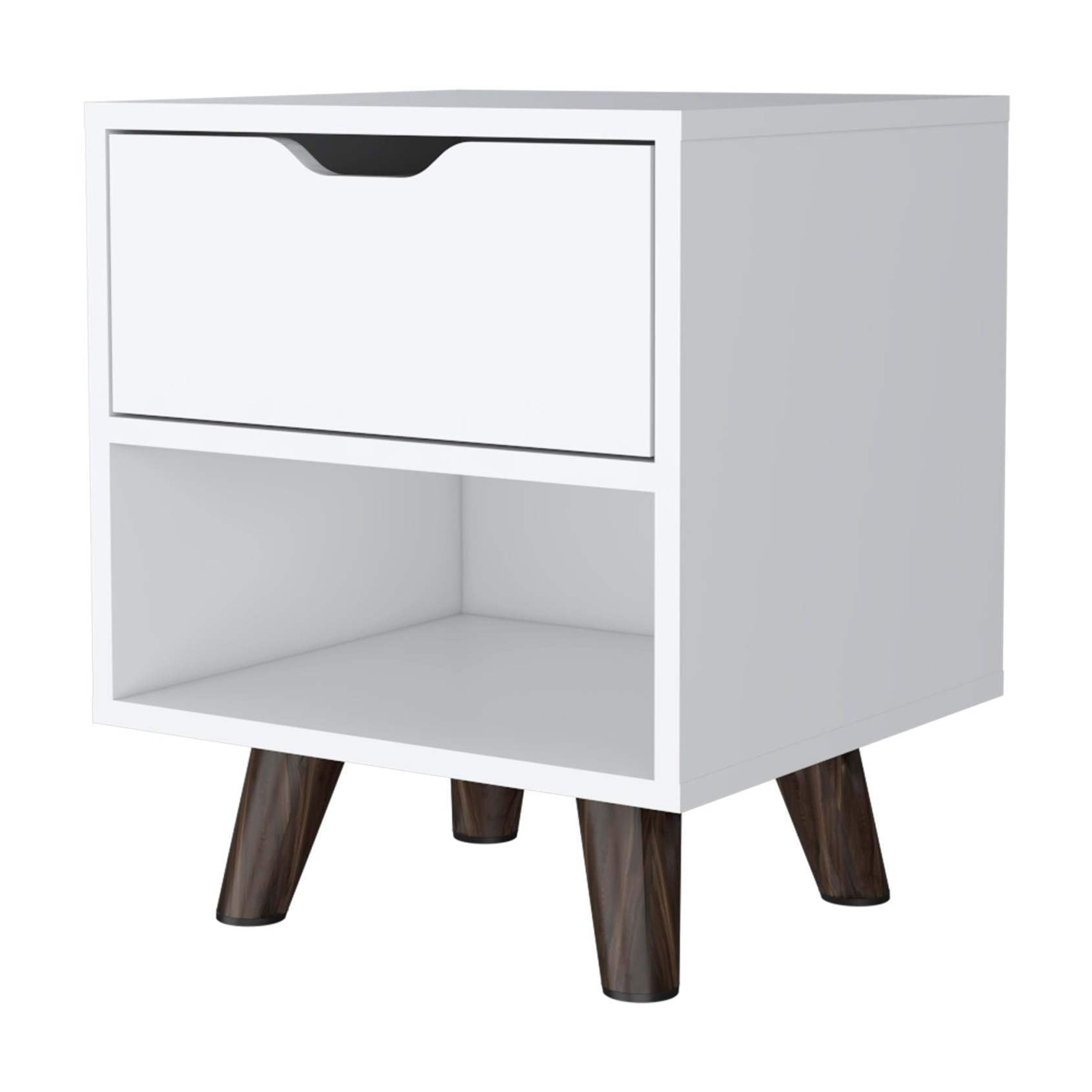 Rumford Computer Desk With Hutch And 3 Tier Storage Shelves Beige Mdf ...