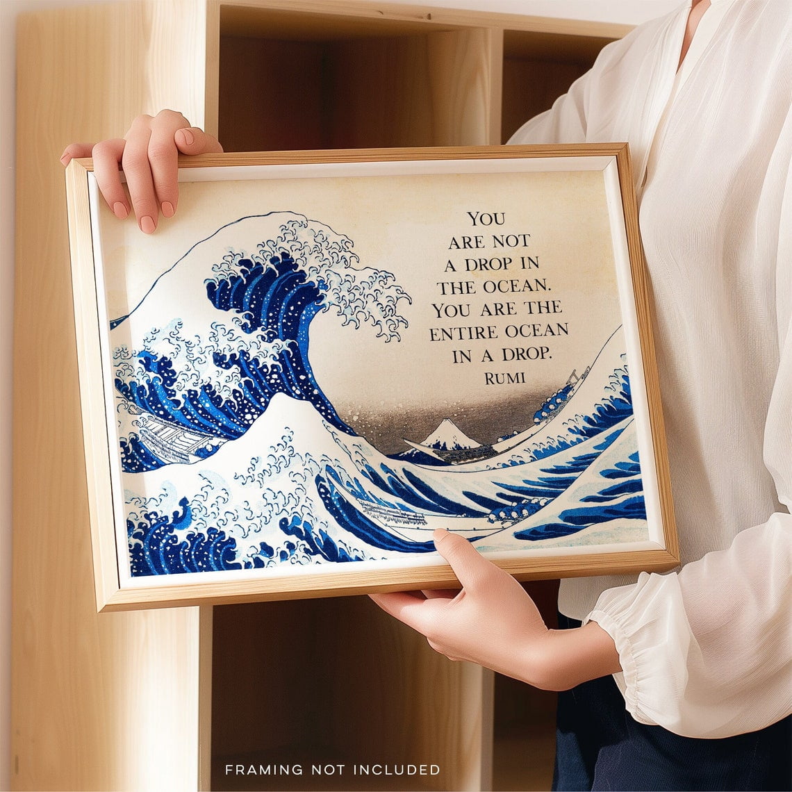 Rumi Quote - You Are Not A Drop In The Ocean - Rumi Poetry Art - Great ...