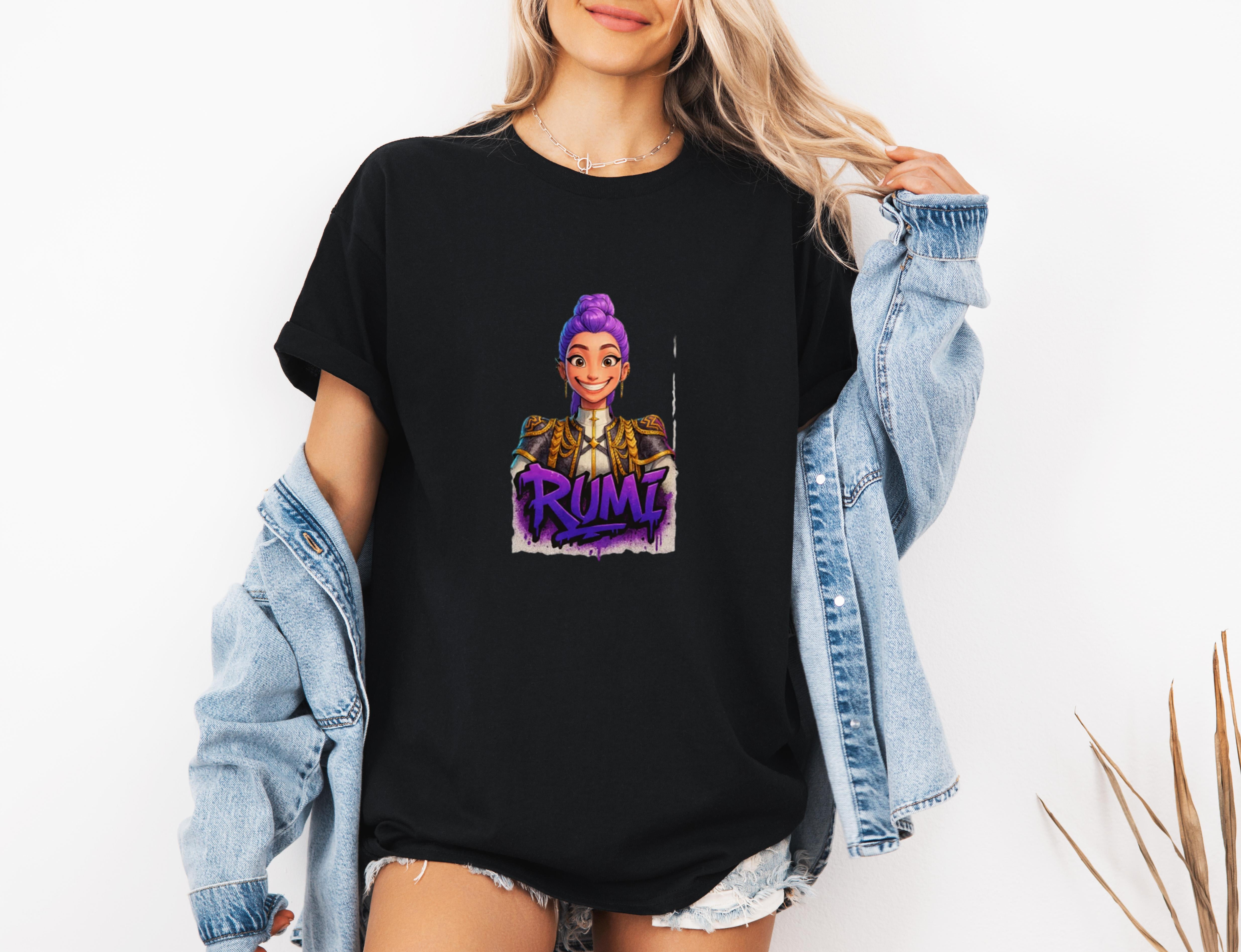 Rumi Royal Stage Tee K Pop Demon Hunters Idol Music Fan Merch Unisex T ...