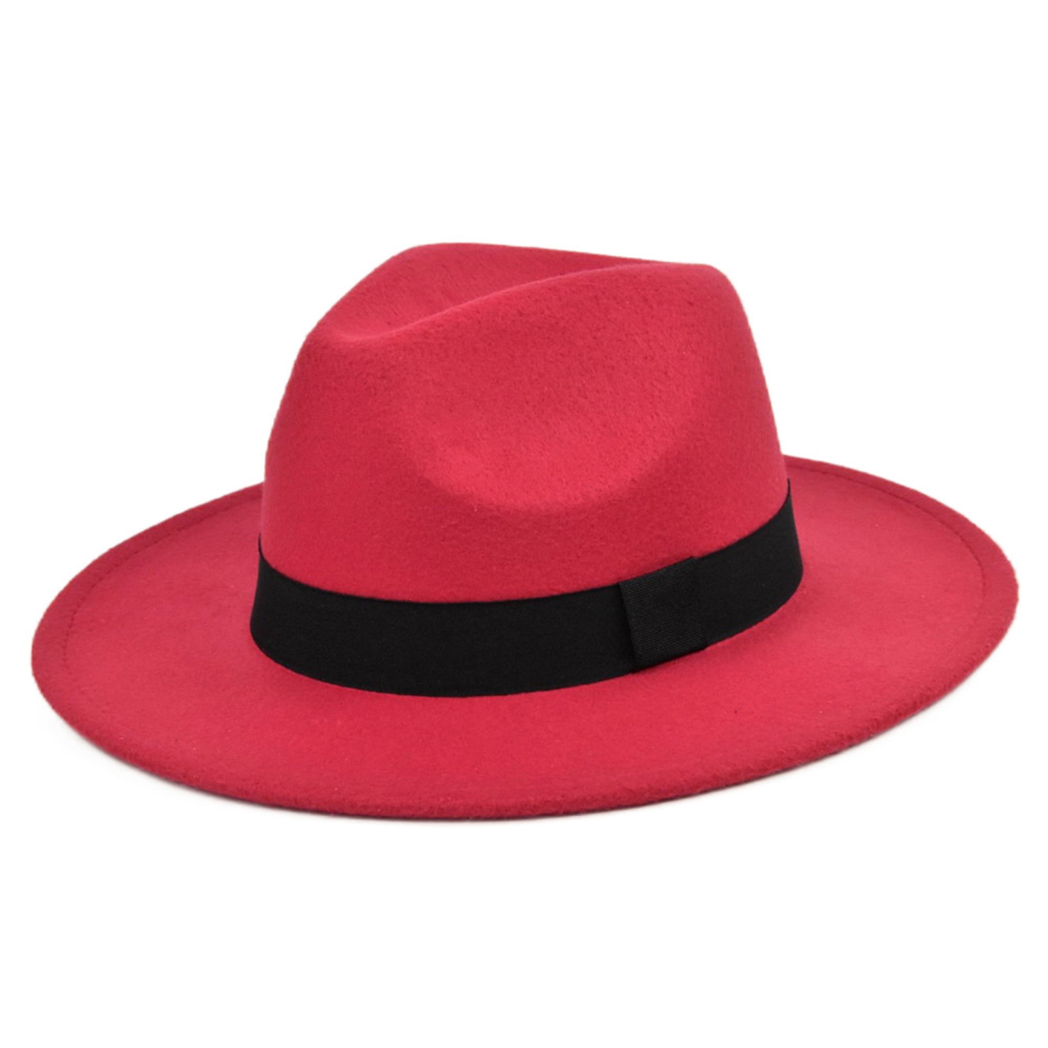 Rumida Retro Rancher Hat with Wide Brim Vintage Style Men\'s Felt Hat ...