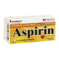 PHARBEST Aspirin Low Dose 81mg Each, Chewable, 36 Count Bottle, Orange ...