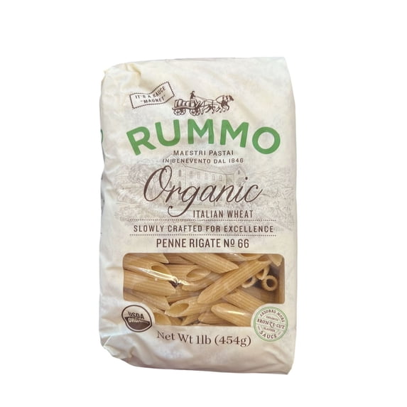 Rummo Italian Pasta, Chickpea Penne Rigate No. 66 Organic, Made in ...