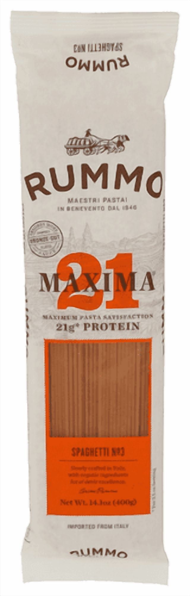 Rummo Protein Spaghetti Pasta 14.1 oz (Pack of 18) - Walmart.com