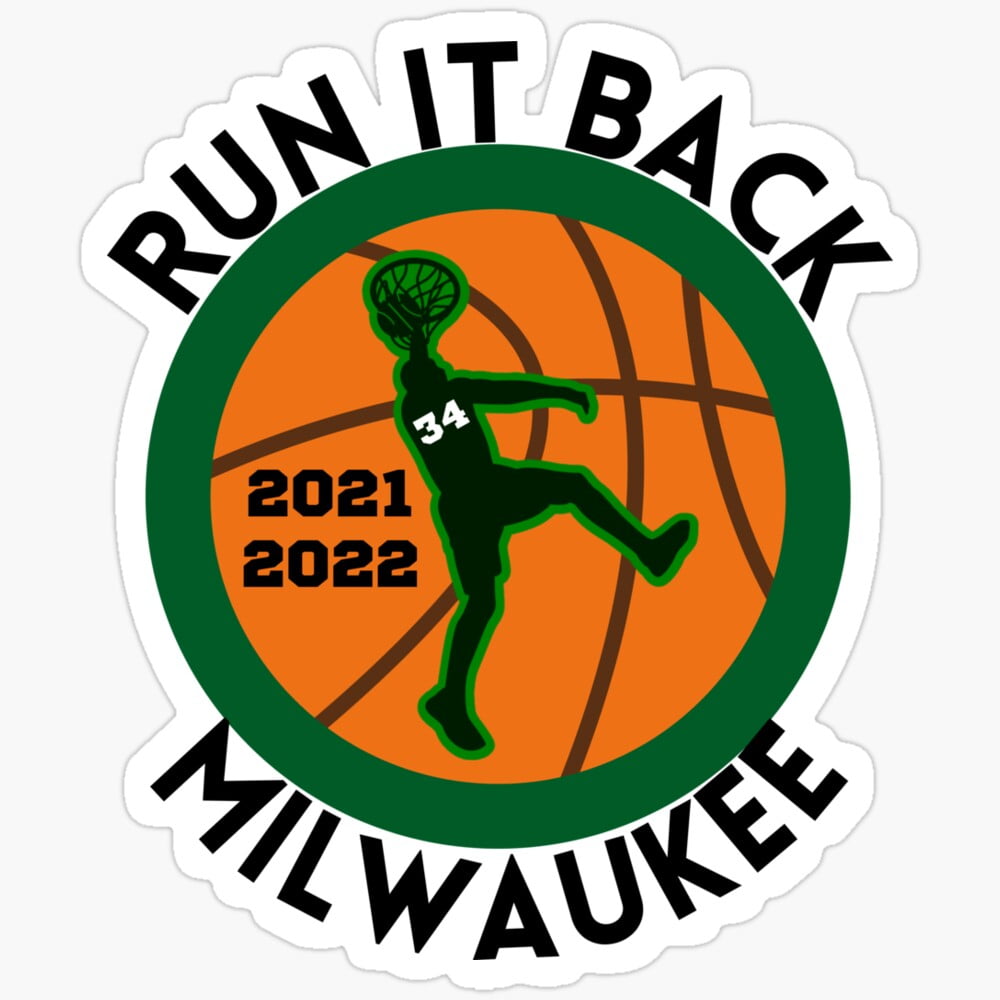 Run It Back Milwaukee Sticker Baseball Sticker, Football Sticker ...