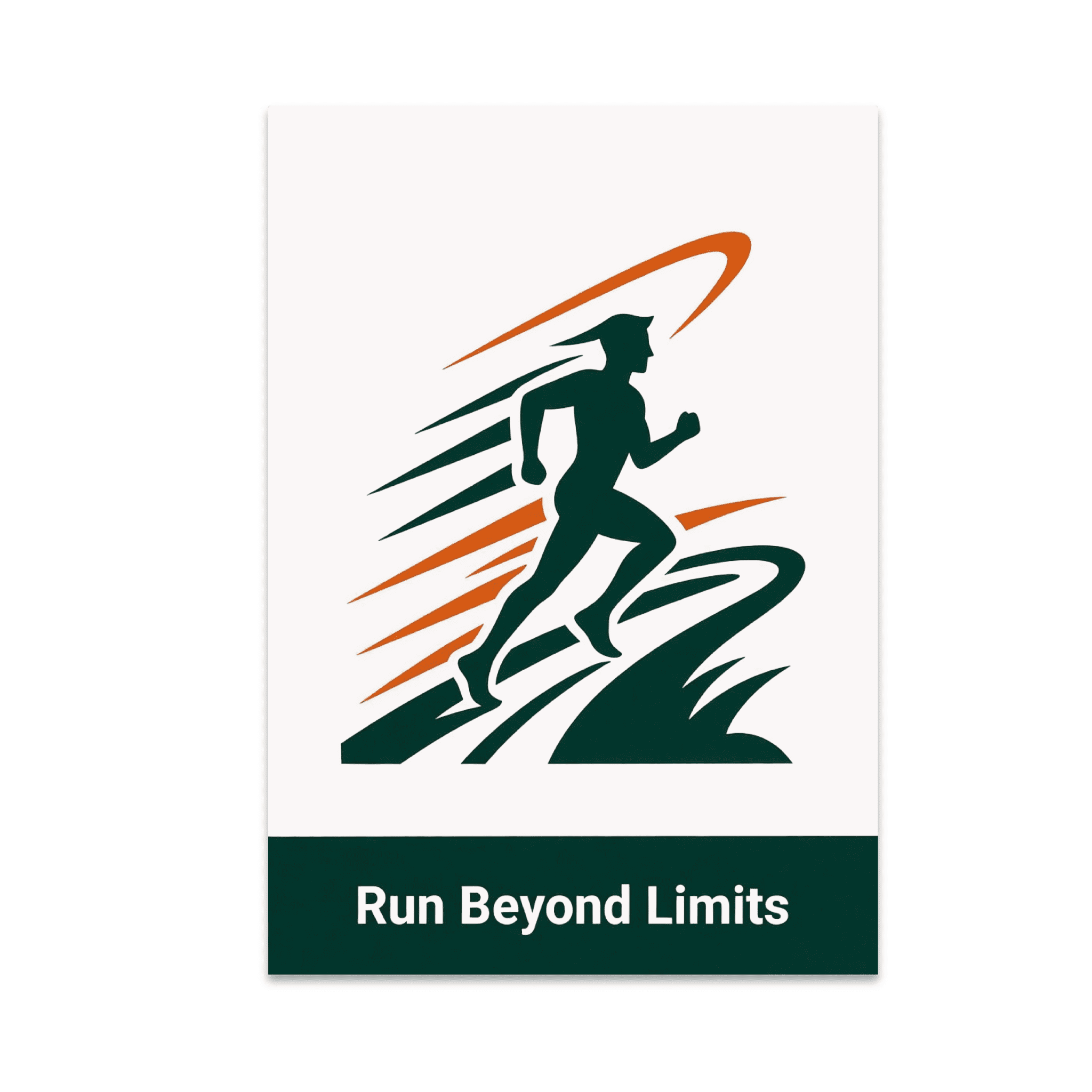 Run Beyond Limits - Cross Country Trainer - 13x19 Poster Print ...