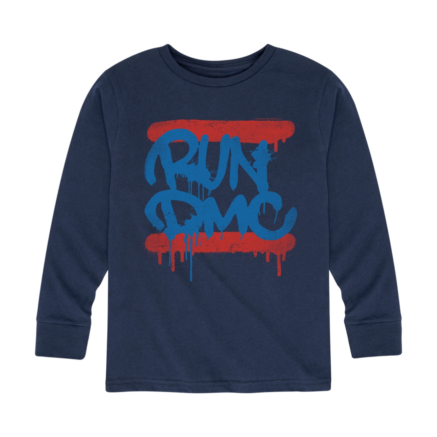 Run DMC Graffiti Logo - Toddler And Youth Long Sleeve Graphic T-Shirt ...