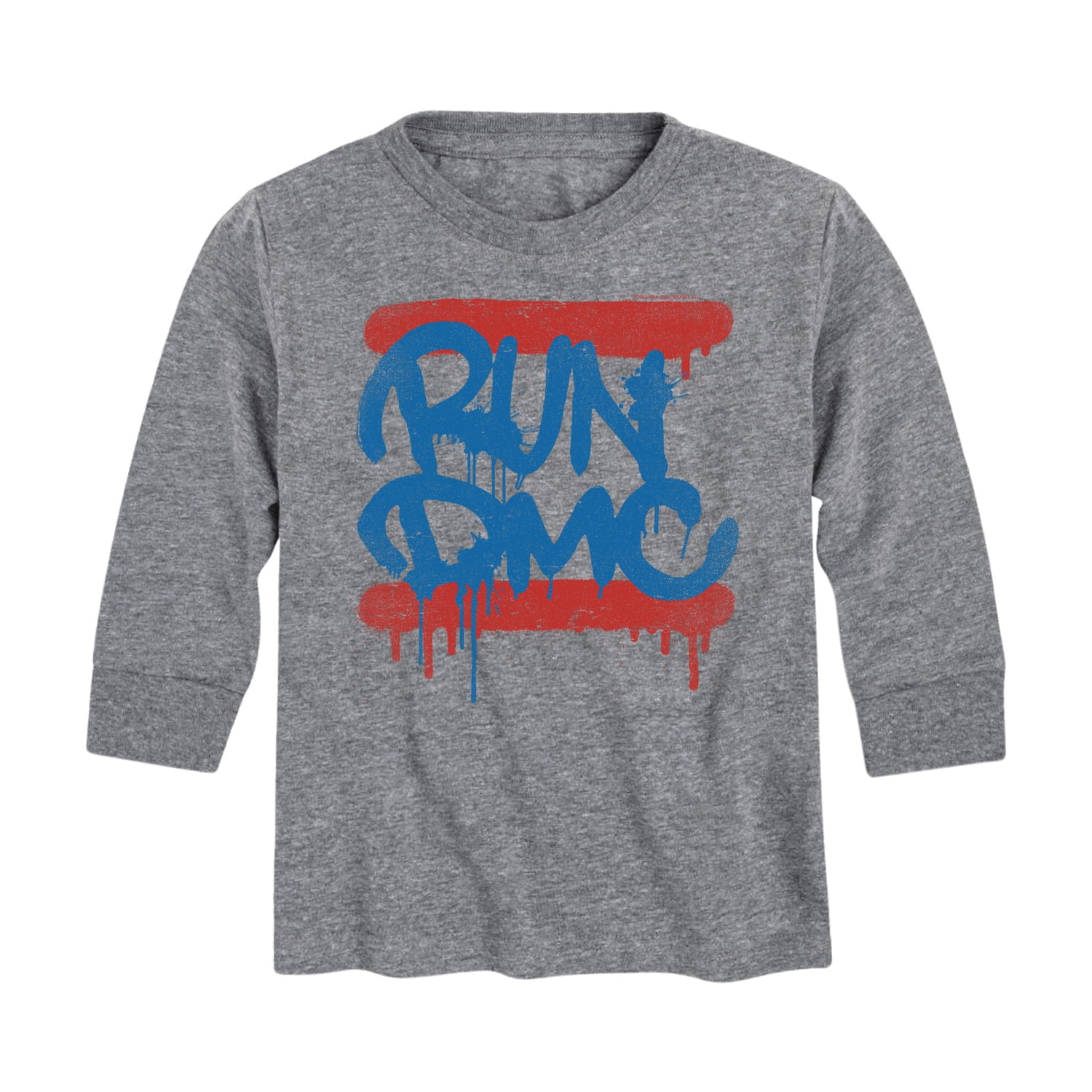 Run DMC Graffiti Logo - Toddler And Youth Long Sleeve Graphic T-Shirt ...