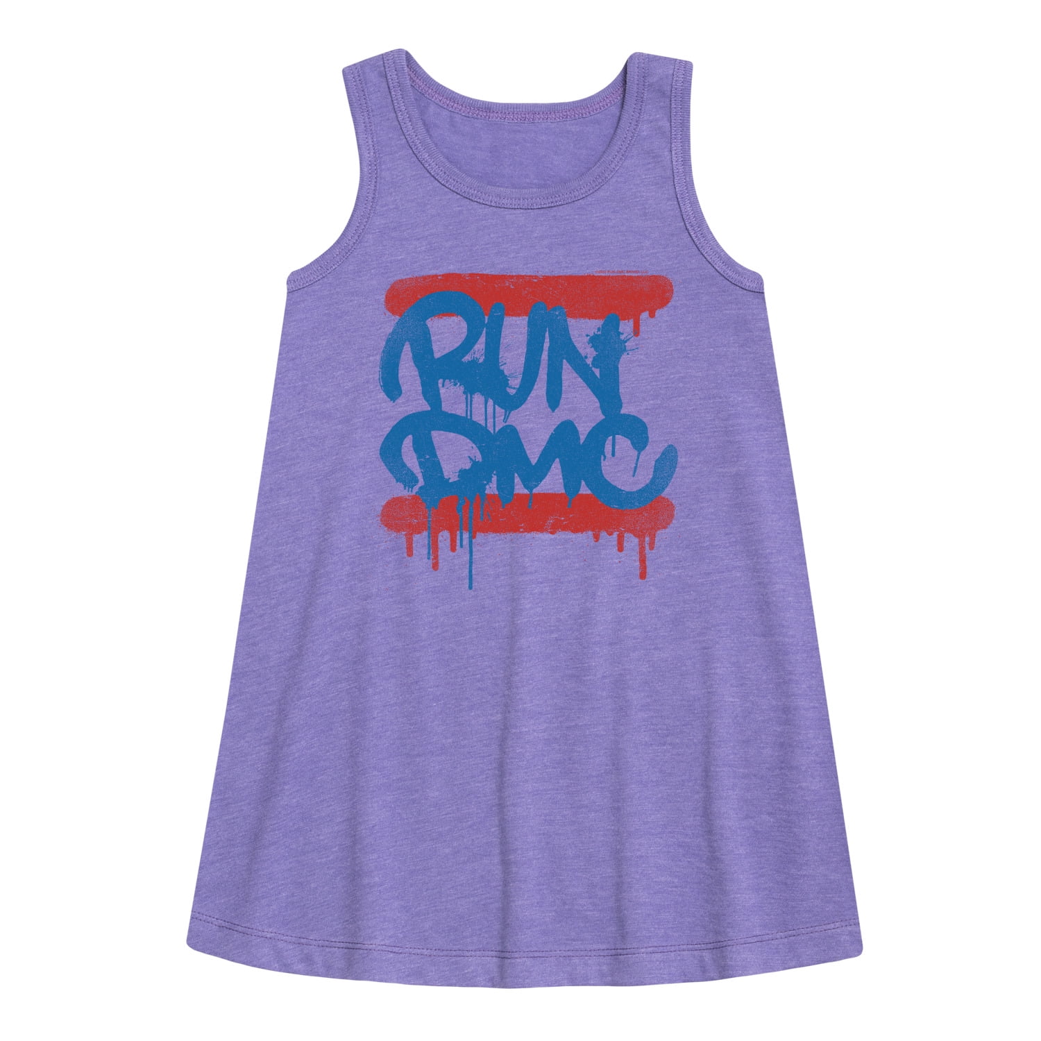 Run DMC Graffiti Logo - Toddler and Youth Girls A-line Dress - Walmart.com