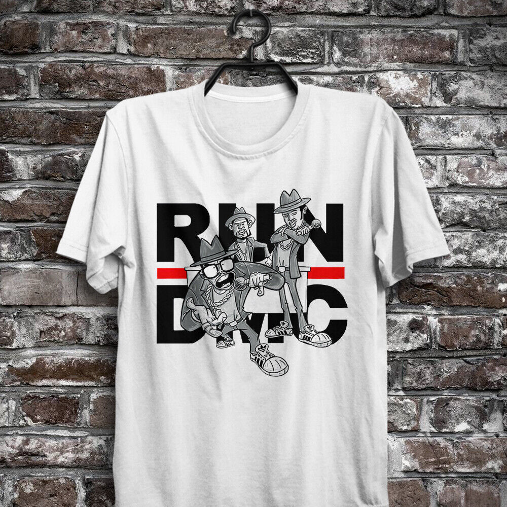 Run DMC It's Tricky Funny Cartoon DJ Run Darryl McDaniels Vintage Hip ...