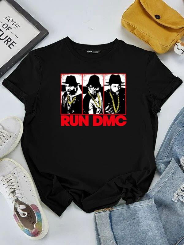 Run DMC Kings of Rock Classic Old School Hip Hop Rap Legend Unisex tee ...