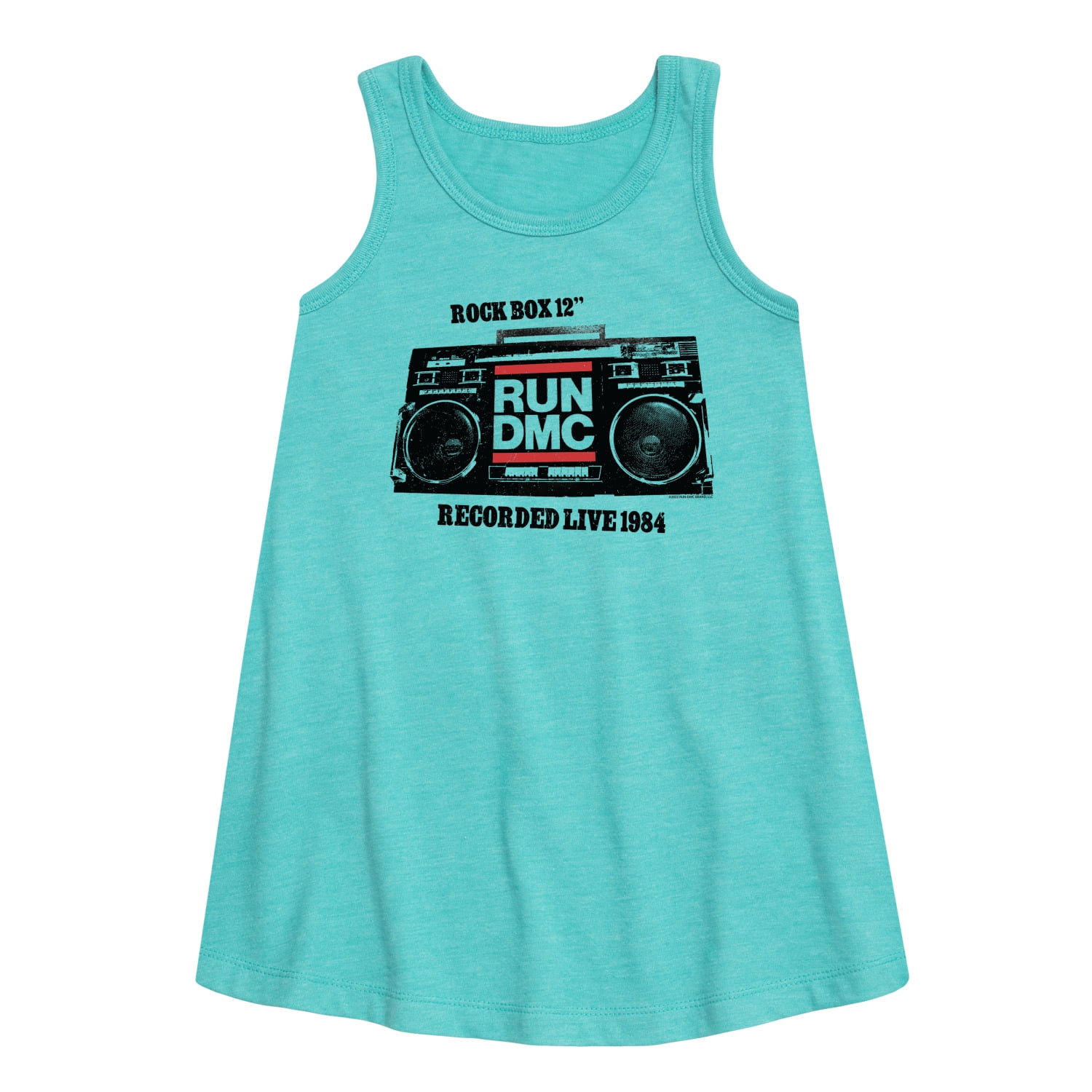Run DMC - Rockbox 12 In Live - Toddler and Youth Girls A-line Dress ...