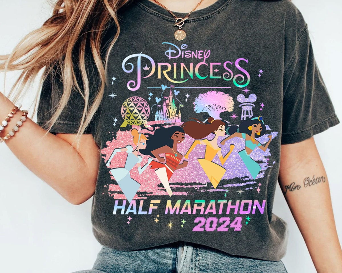 Run Disney Princess Every Mile is Magic Shirt, Walt Disney World ...