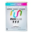 Run Gum Variety Pack Energy Gum 50mg Caffeine Taurine & B-Vitamins per ...