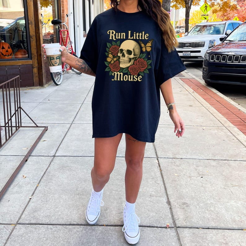 Run Little Mouse Shirt – Dark Romance, Haunting Adeline, Rose Skeleton ...