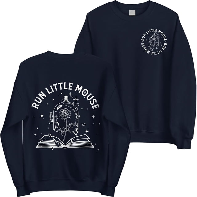 Run Little Mouse Sweatshirt - Graphic Roses Haunting Adeline Clothing ...