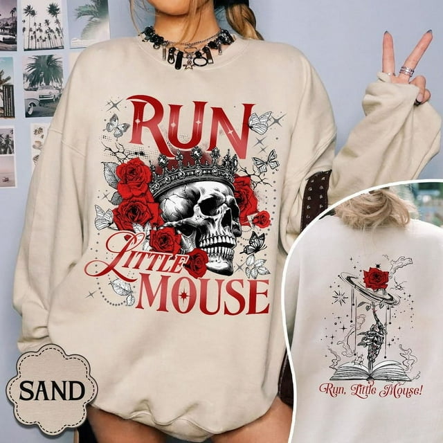 Run Little Mouse Sweatshirt, Haunting Adeline Shirt, Dark Romance Merch ...