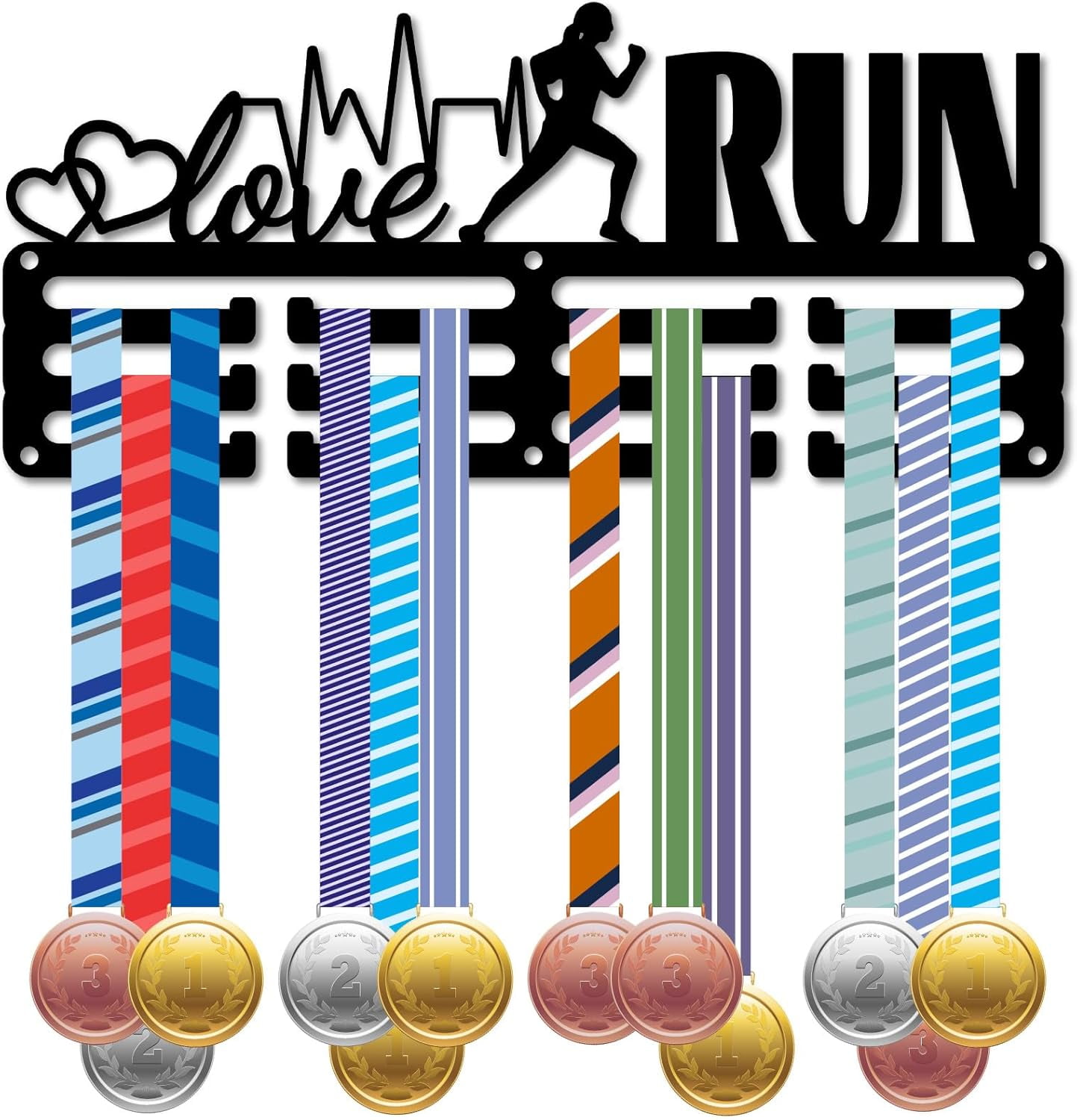 Run Medal Holder Running Medal Hanger Display Sports Runner Metal ...
